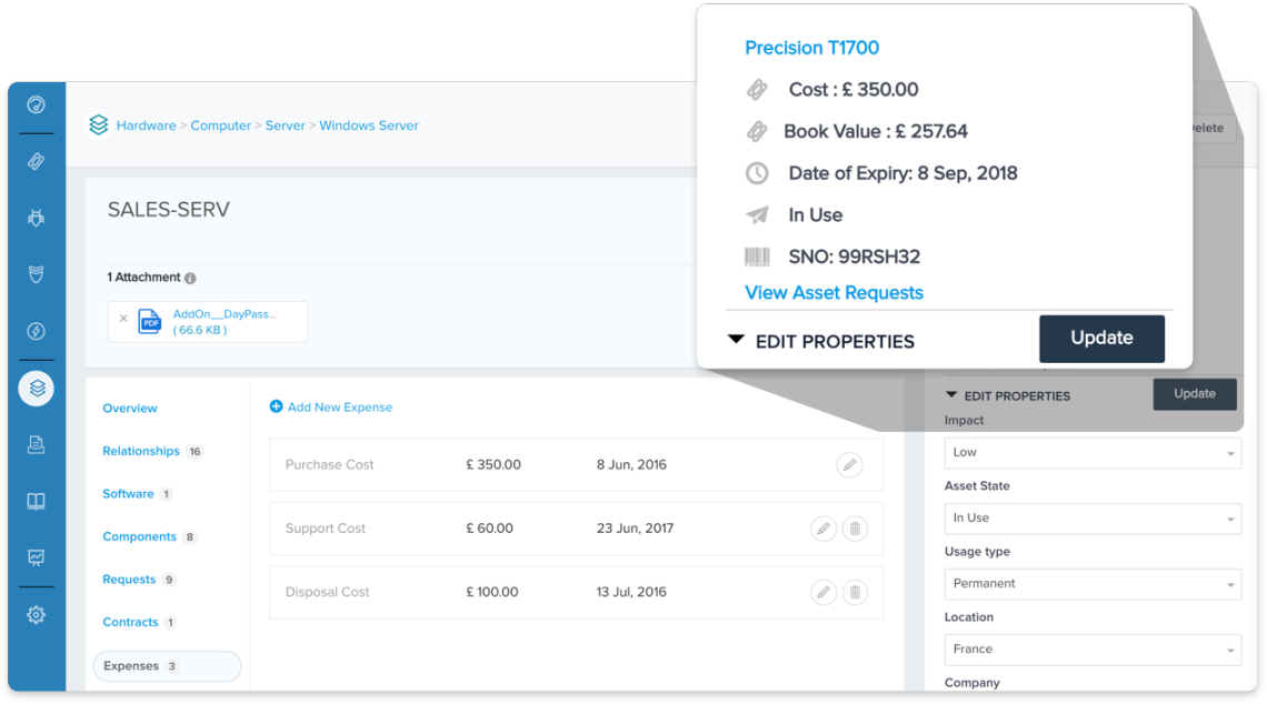 Software para Gestión de Activos de TI | Freshservice