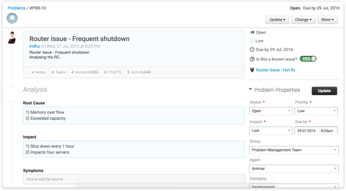 Problem Management Software - Freshservice | Freshworks
