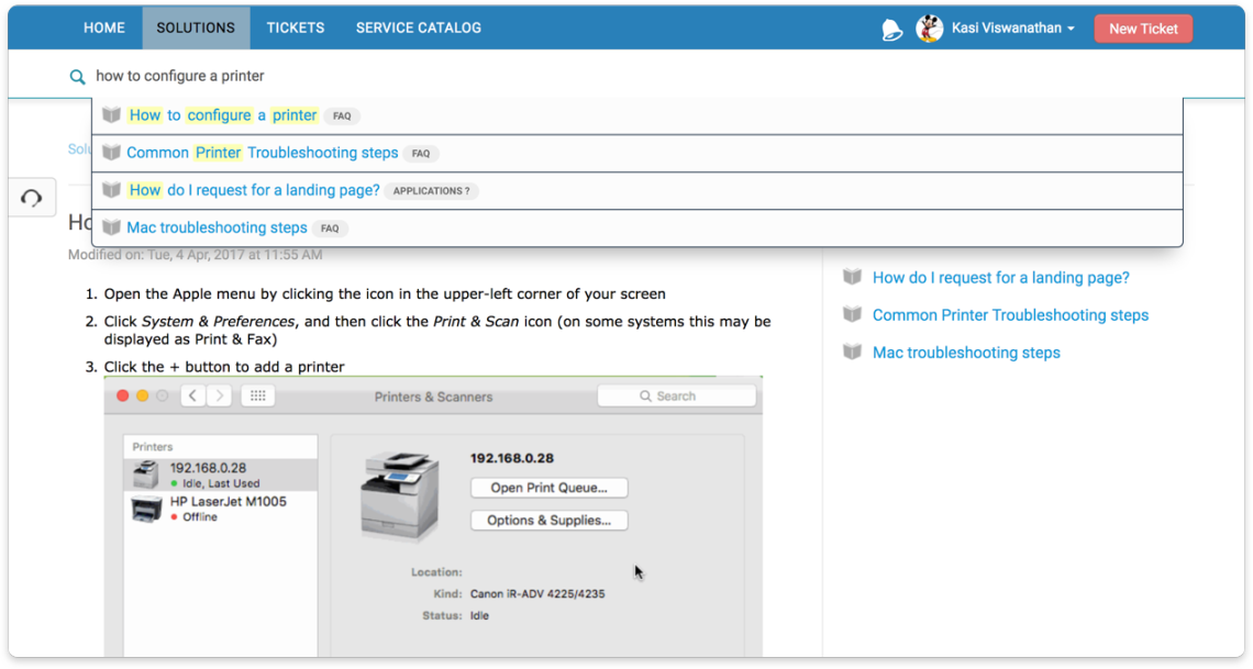 Knowledge Base for your IT Support - Freshservice | Freshworks