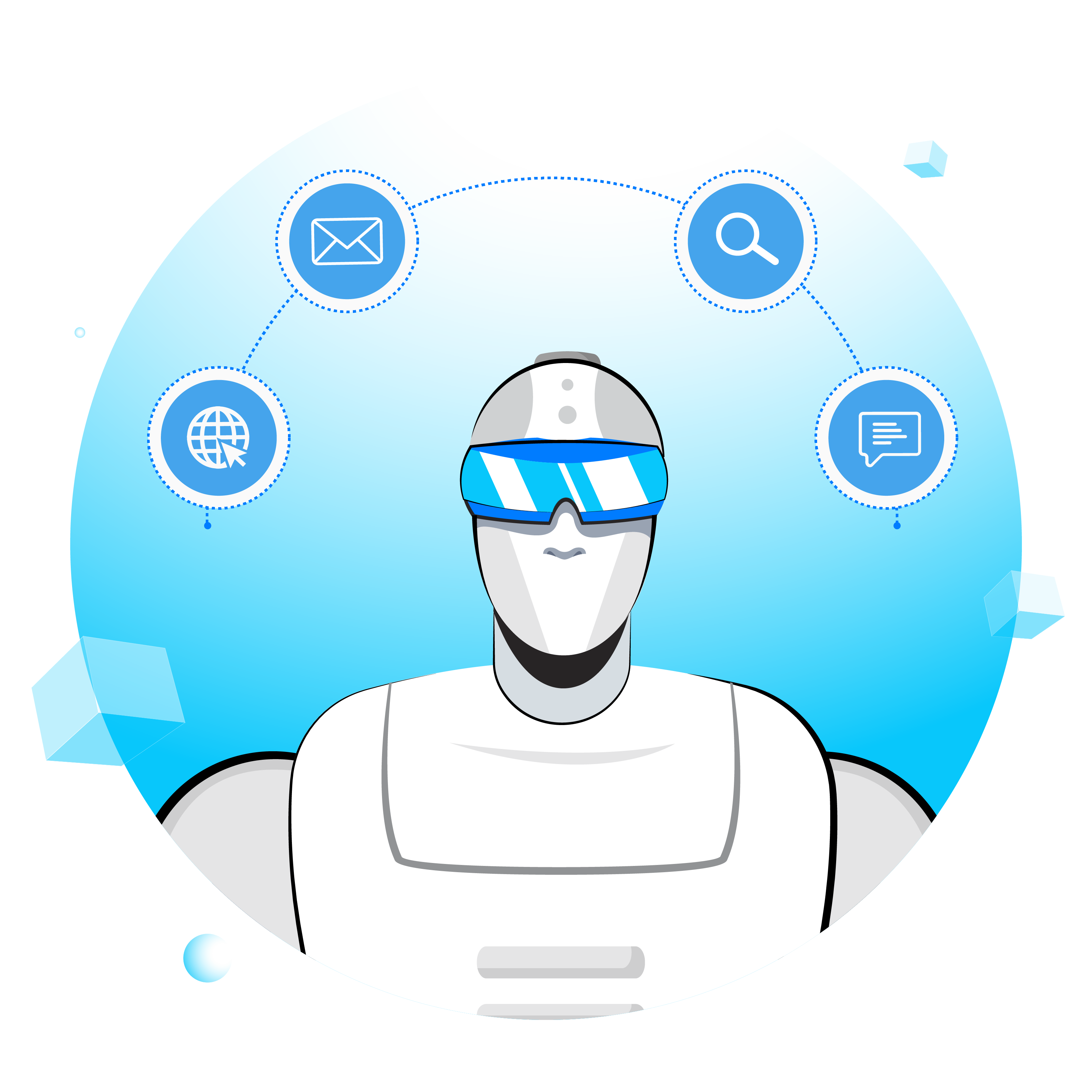 Agentes virtuales con inteligencia artificial | Freshservice