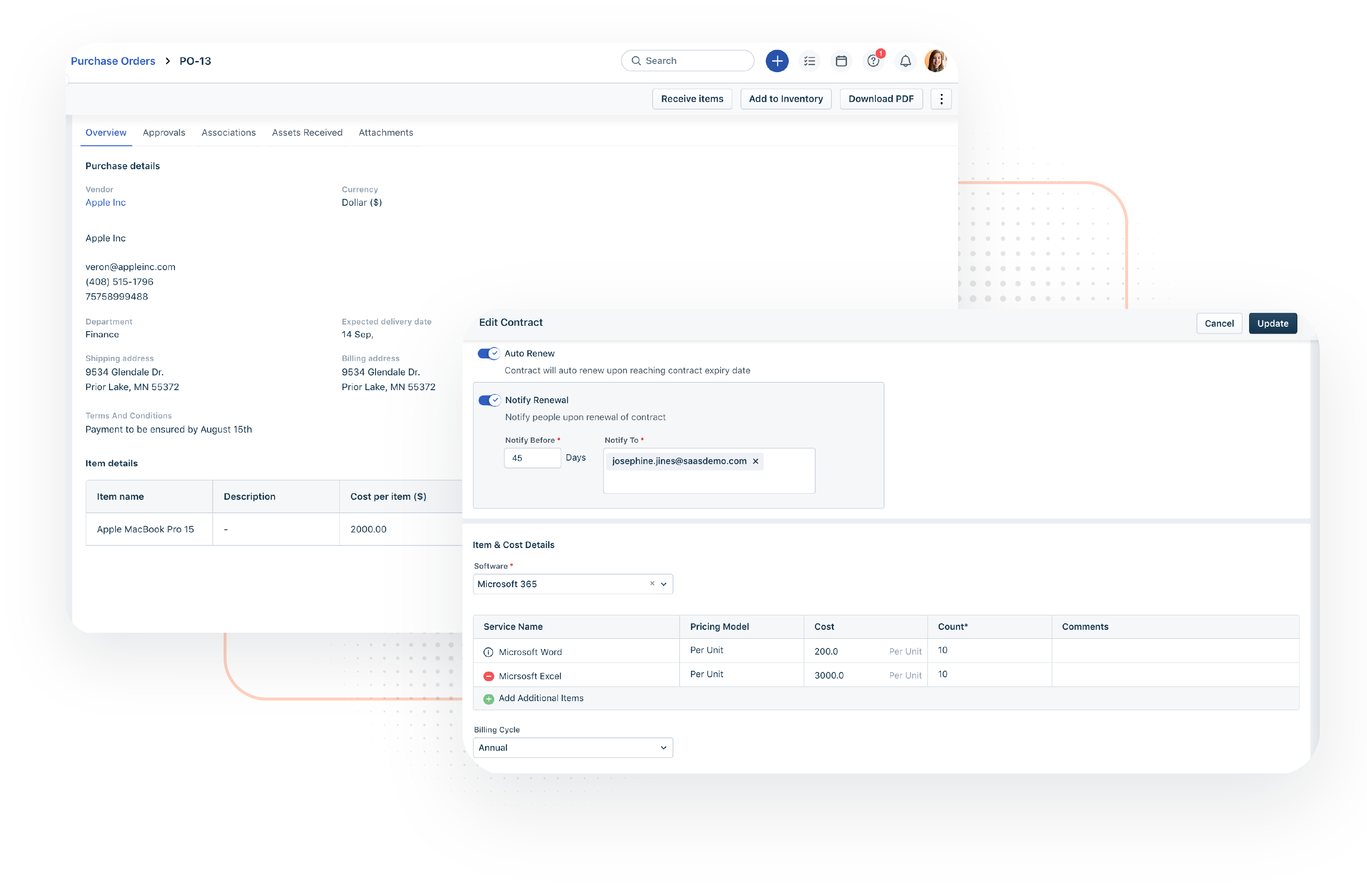 Inventory Management Software | Freshservice ITAM System