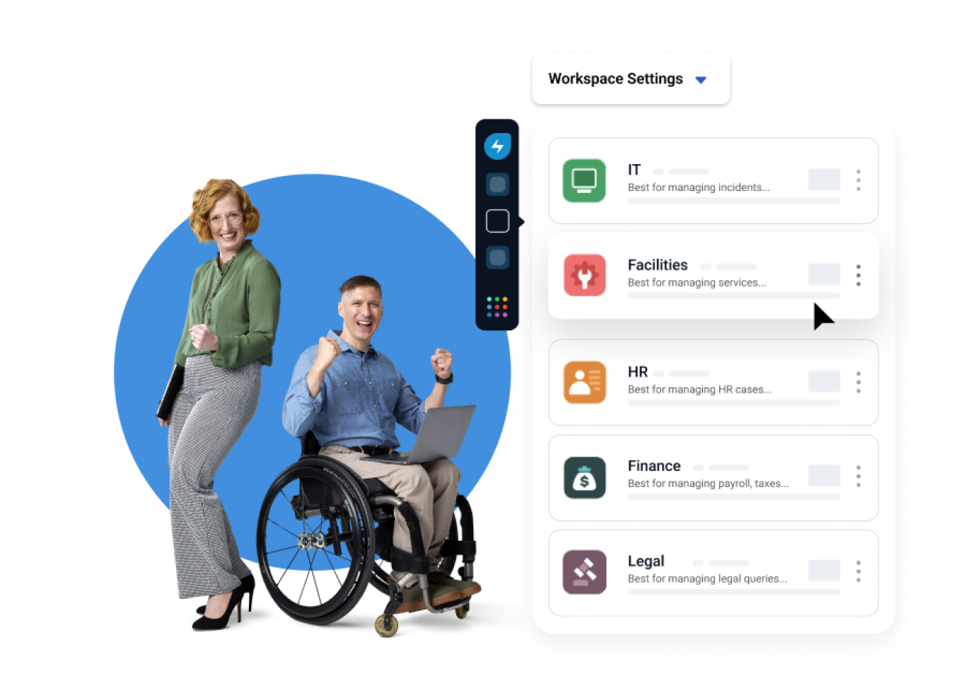 Freshservice Workspaces | Freshworks