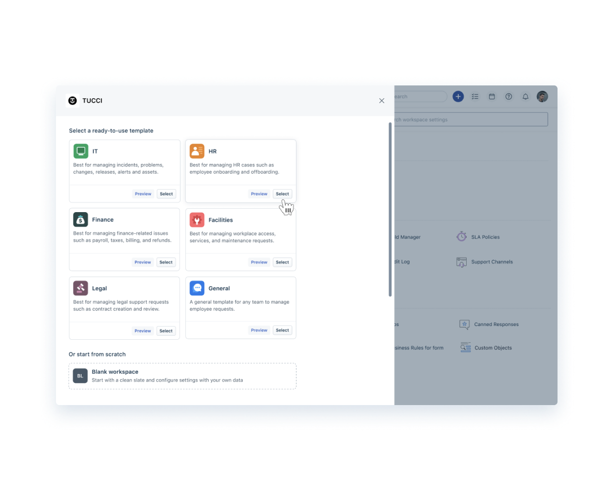 Freshservice Workspaces | Freshworks