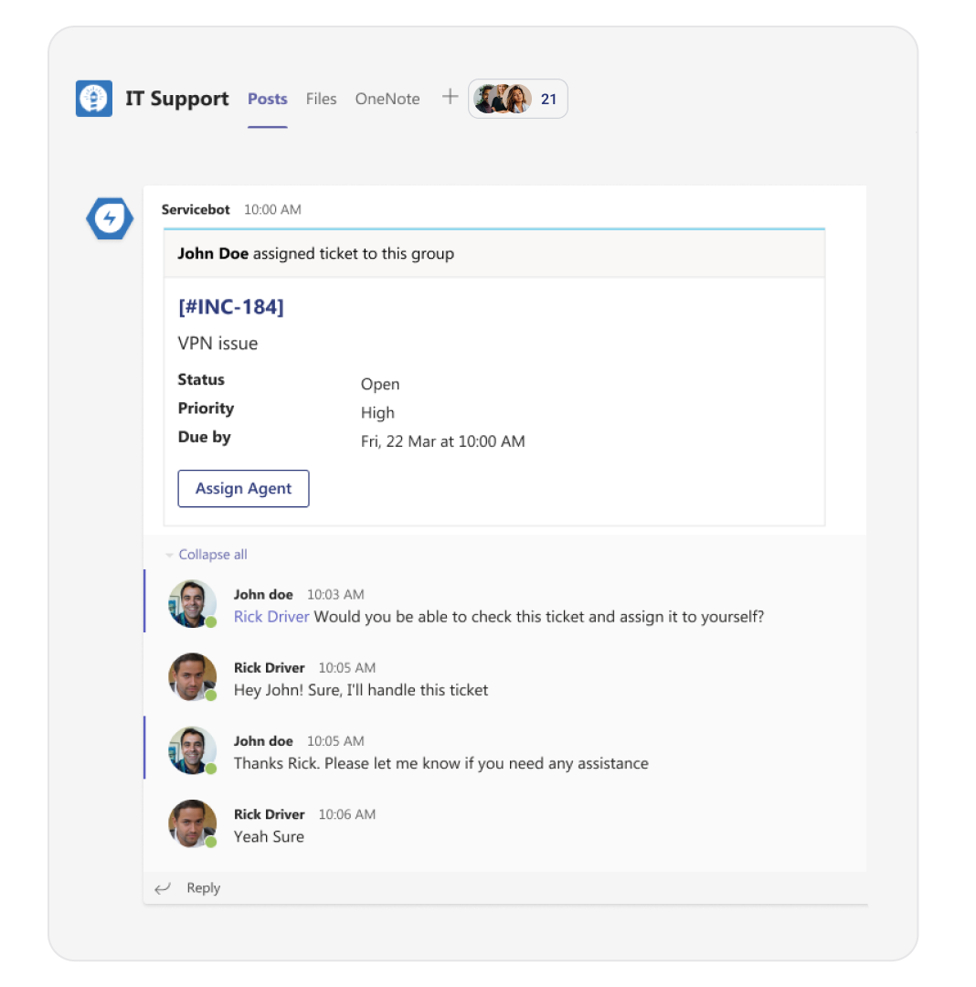 Microsoft Teams Integration | Freshservice IT Helpdesk Software ...