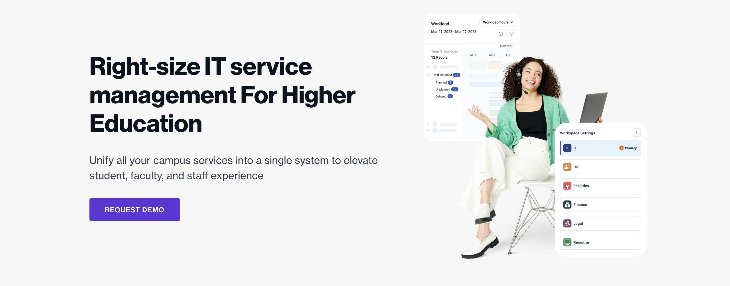 ITSM for Higher Education - Freshservice | Freshworks